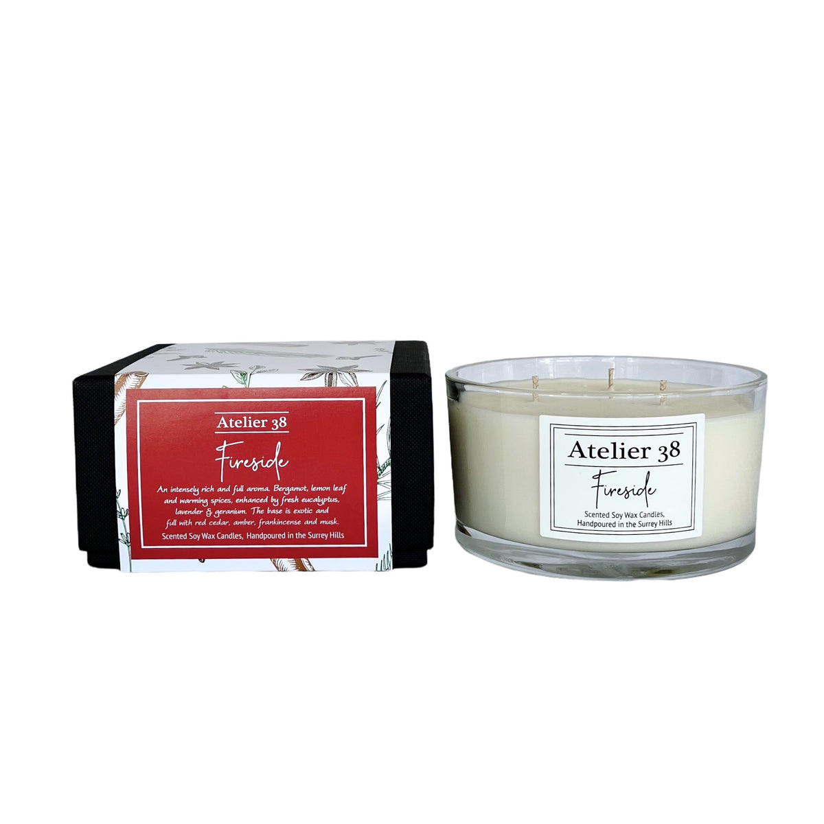 Atelier 38, Fireside, Classic Large Soy Candle